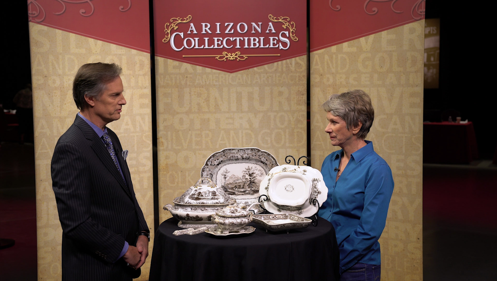 Arizona Collectibles S4 Ep13: Squash blossom set, room screen, 1920s ...