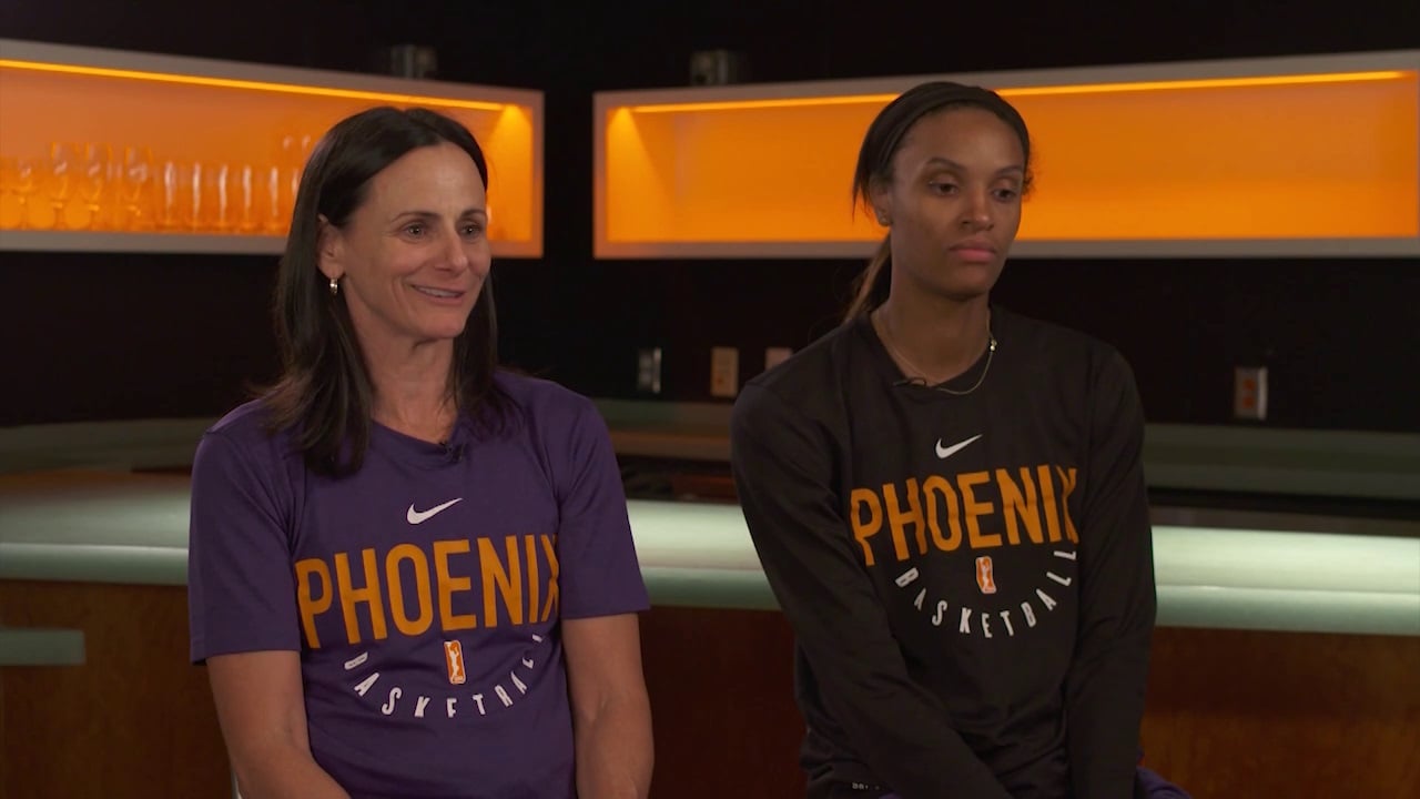 Mercury Head Coach Sandy Brondello and Guard DeWanna Bonner talk about ...
