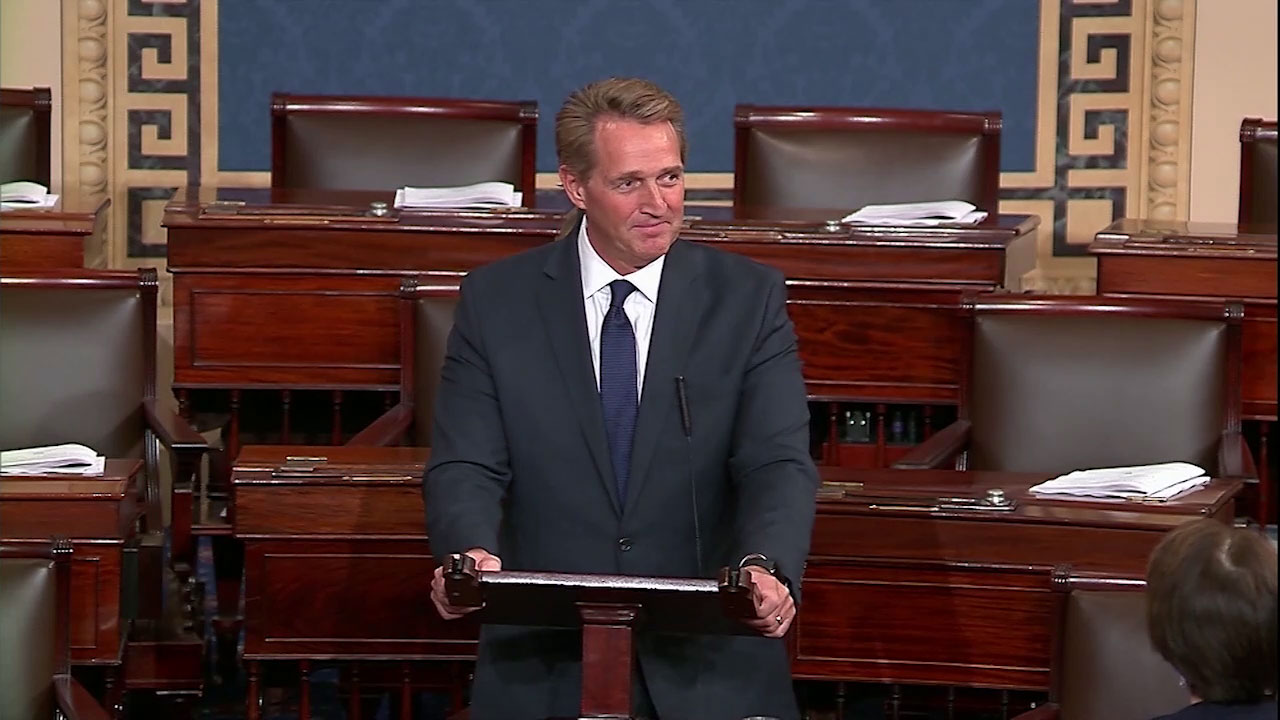Senator Flake gives farewell speech - Arizona PBS