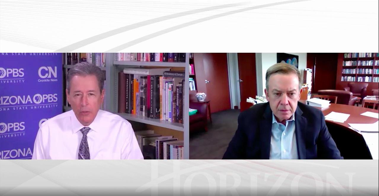 ASU President Michael Crow discusses COVID-19 numbers - Arizona PBS