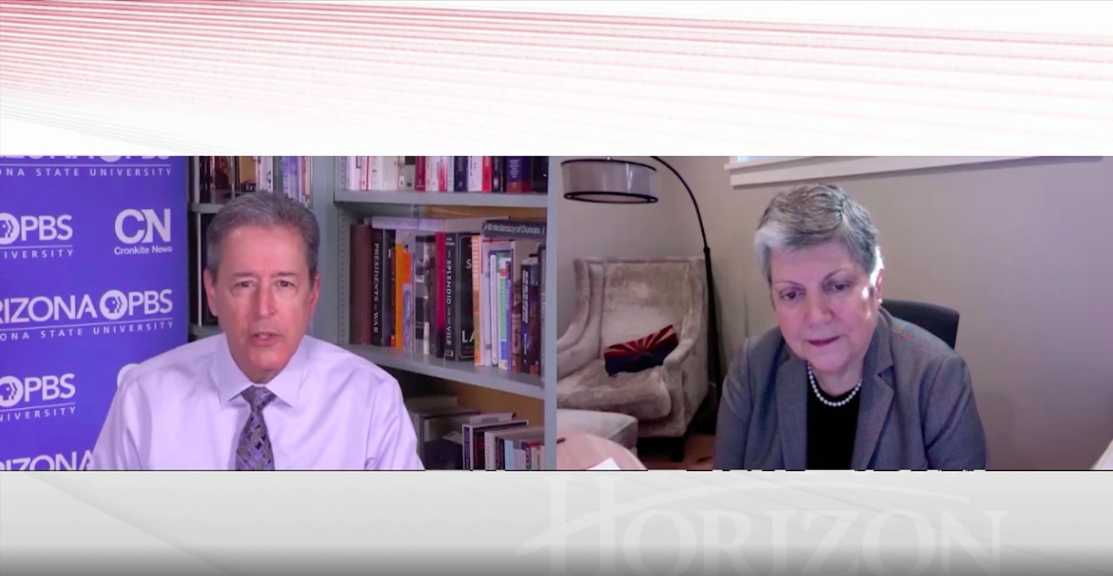 Former Arizona governor and secretary of Homeland Security shares ...