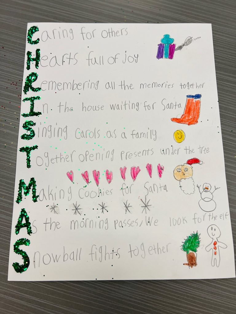 How to create a Christmas acrostic poem this holiday season - Arizona PBS