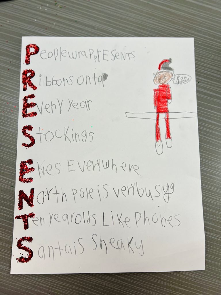 How to create a Christmas acrostic poem this holiday season - Arizona PBS