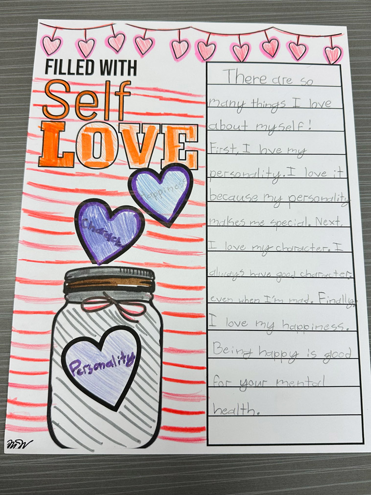 Filled with self-love: a heartfelt classroom activity - Arizona PBS