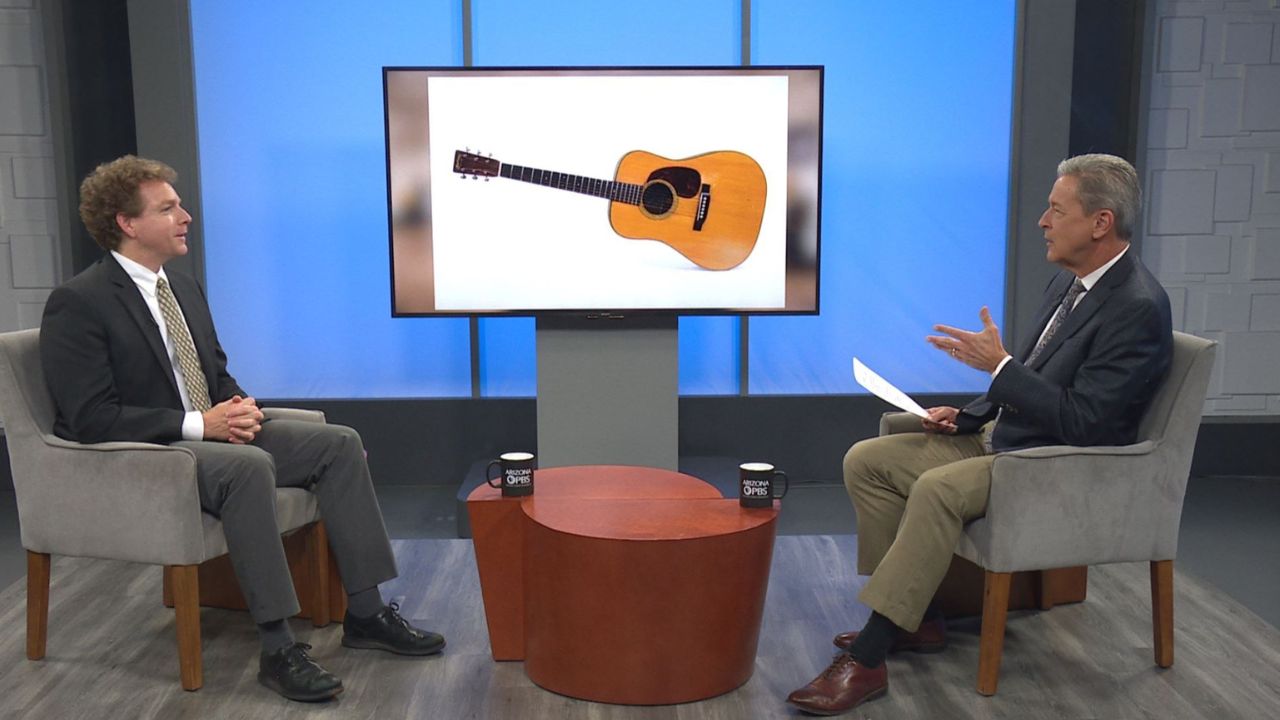 Acoustic guitar exhibit at Musical Instrument Museum - Arizona PBS