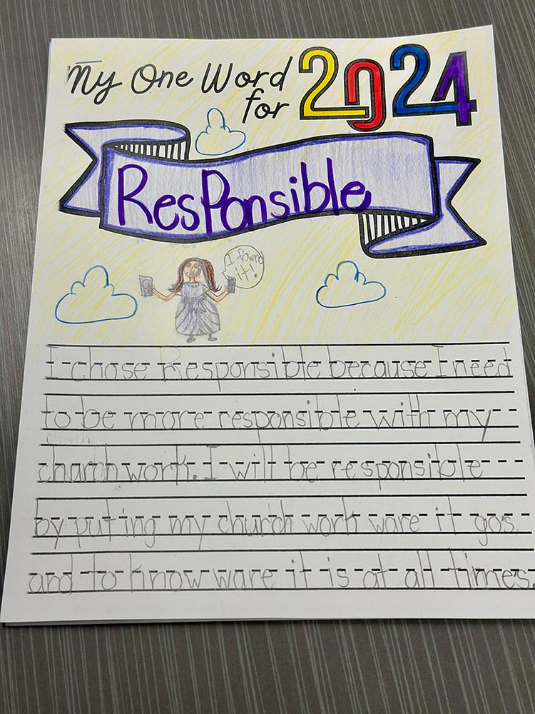 One word: New year goal-setting activity for students - Arizona PBS