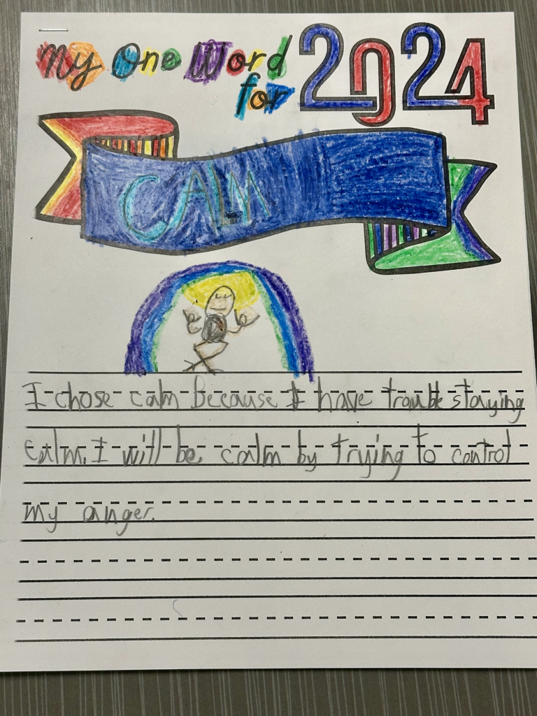 One word: New year goal-setting activity for students - Arizona PBS