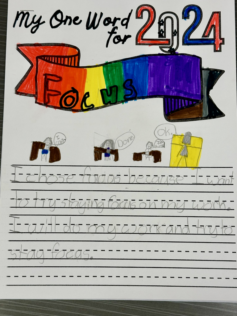 One word: New year goal-setting activity for students - Arizona PBS